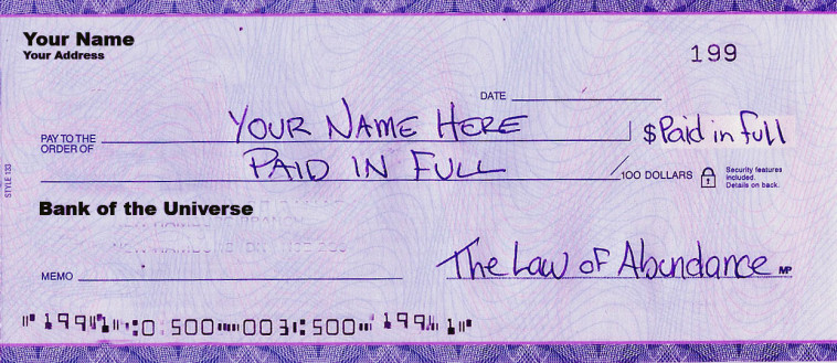 New Moon Abundance Check